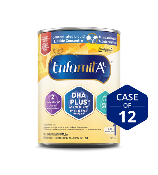 Enfamil A+ Infant Formula, Concentrated Liquid Cans, 385mL, 12 cans ...