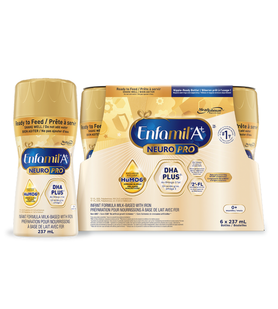 Enfamil A+ NeuroPro Infant Formula, Nipple-Ready to Feed Bottles ...