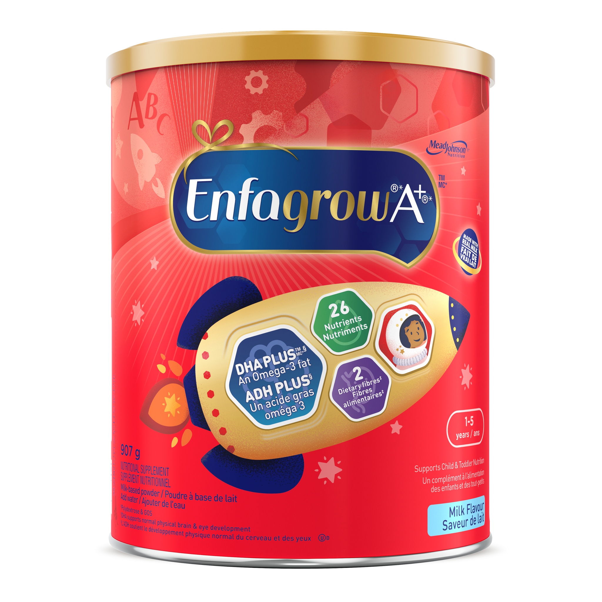 Enfagrow A+ Toddler Nutritional Drink, Milk Flavour Powder, 907g ...