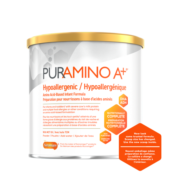 Puramino A+ Hypoallergenic Infant Formula, Powder, 400g | Enfamil A+ Canada